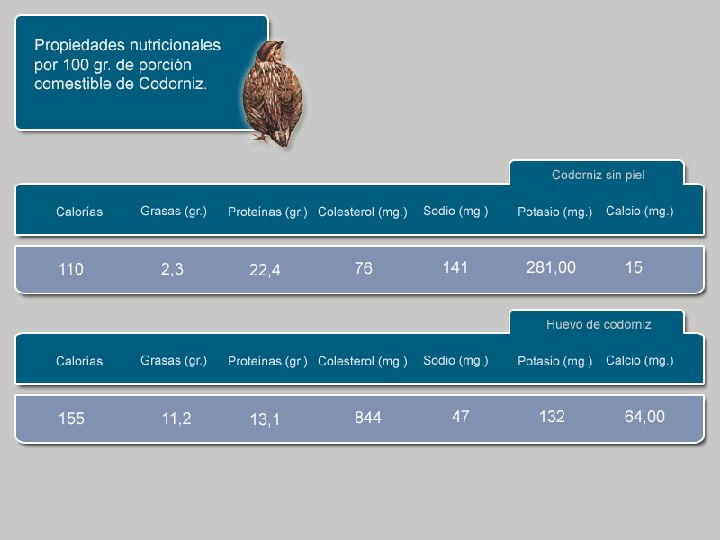 Codorniz- Historia, propiedades y producción - Región de Murcia Digital