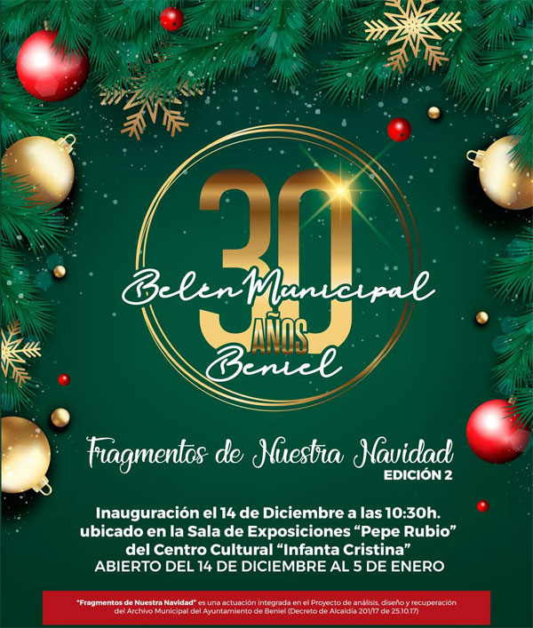 Navidad 2019. Inauguración del Belén Municipal de Beniel - Región de ...