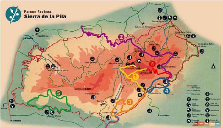 Sierra de la Pila- Rutas de largo recorrido - Región de Murcia Digital